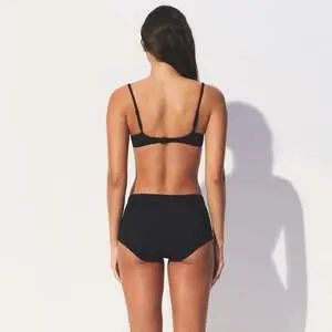 SKIMS Iconic Swim Underwire Bikini Top - Obsidian