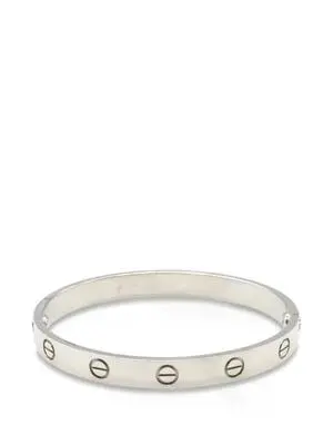 Cartier 1993 Love Bracelet In 18k White Gold - Silver