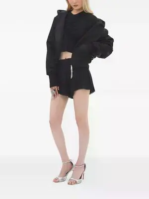 AREA Crystal Embellishment Shorts