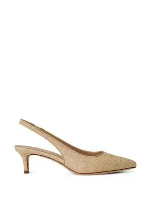 Ralph Lauren Lolah Ii Woven Slingback Pumps