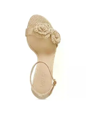 Ralph Lauren Allie Raffia Sandals - Neutrals