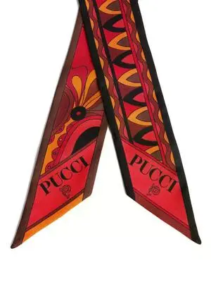 Emilio Pucci Abstract-print Silk Scarf