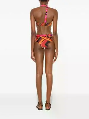 Emilio Pucci Vivara Print Lycra Coulotte Bikini Bottoms