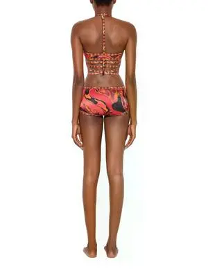Emilio Pucci Iride-print Wrap-around Bra