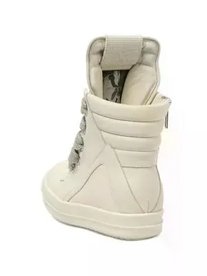 Rick Owens Jumbolace Geobasket High-top Sneakers
