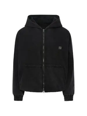 WOOYOUNGMI Dyed Denim Hoodie