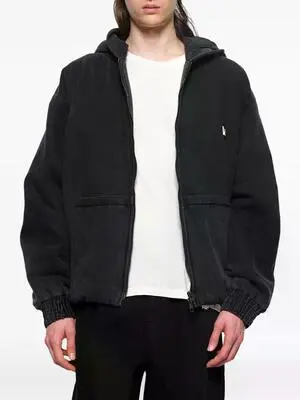 WOOYOUNGMI Dyed Denim Hoodie