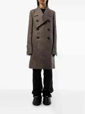 Rick Owens Officer Double-breasted Coat