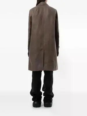 Rick Owens Officer Double-breasted Coat