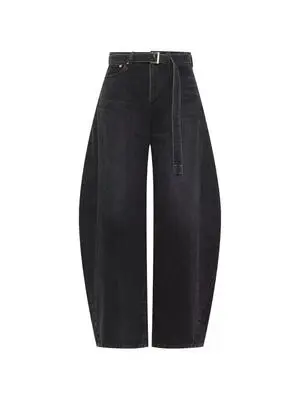 Sacai Belted Barrel Jeans