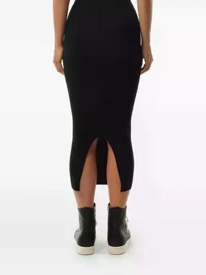 Rick Owens Rib-knit Elasticated Waistband Skirt