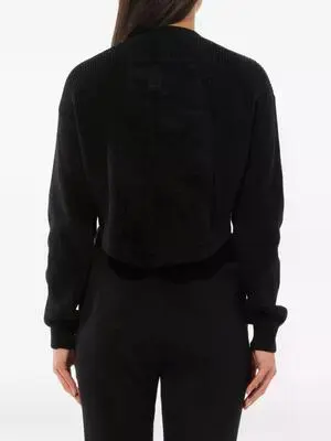 Givenchy Cropped Ribbed Knit Sweater