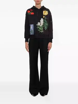 Alexander McQueen Floral Embroidered Hoodie