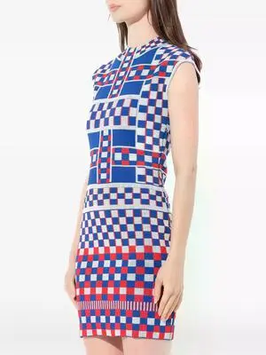 Alexander McQueen Check Pattern Dress