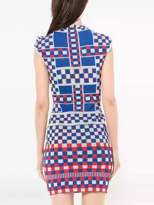 Alexander McQueen Check Pattern Dress