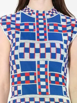 Alexander McQueen Check Pattern Dress