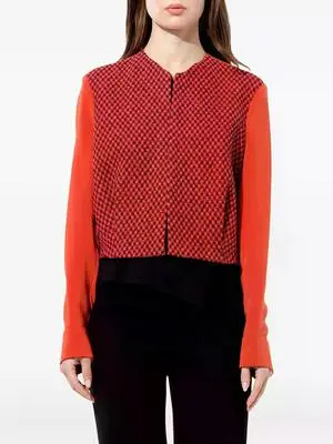 Balenciaga Tweed Panelled Jacket