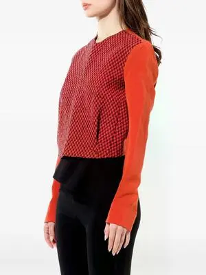 Balenciaga Tweed Panelled Jacket