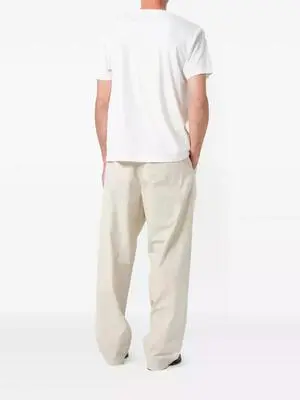 AGOLDE Slater Pleated Straight-leg Trousers - Neutrals