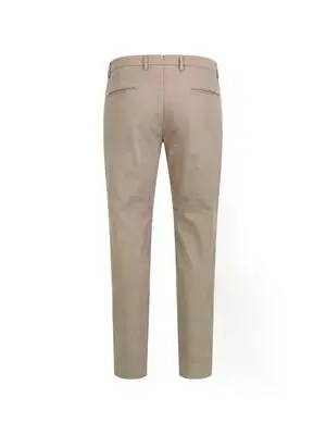 BRIGLIA 1949 Brushed Cotton-blend Trousers
