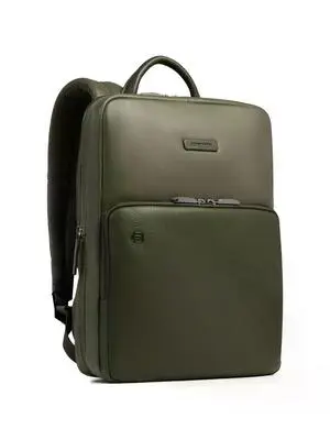 PIQUADRO Expandable Grained Texture Backpack