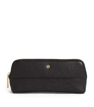 Harrods Leather Pencil Case - Black