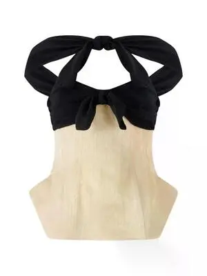 Rosie Assoulin Strapless Peplum Top