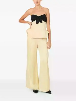 Rosie Assoulin Strapless Peplum Top