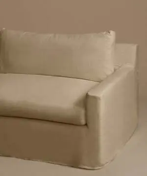 Jenni Kayne Harbor Sofa In Wheat Linen