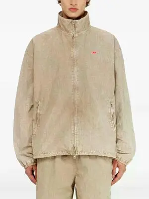 DIESEL® Logo Detail Zip-up Jacket