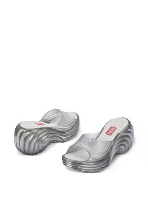 Melissa X Diesel Quantum Platform Sandals - White