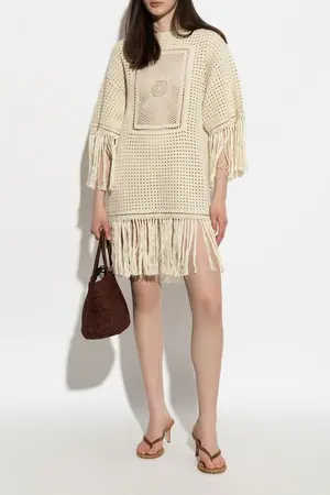 Zimmermann Crochet Fringe Top