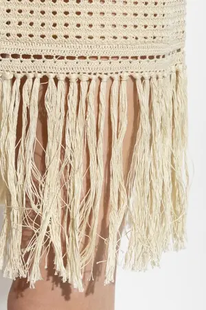 Zimmermann Crochet Fringe Top