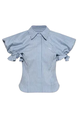 VIVIENNE WESTWOOD Gexy" Striped Shirt With Puffed Sleeves