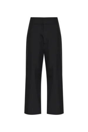 Fear Of God Wool Wide-leg Trousers - Black