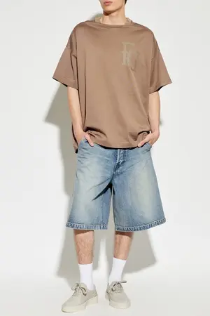 Fear Of God Relaxed Fit Bermuda Denim Shorts - Blue