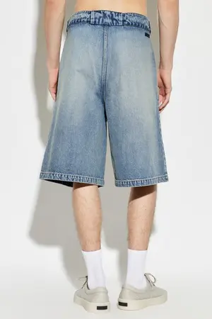 Fear Of God Relaxed Fit Bermuda Denim Shorts - Blue