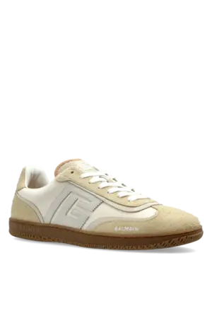 Balmain Swan Low-top Sneakers - Beige