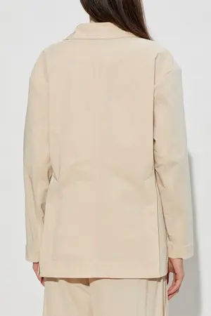 Issey Miyake Double-breasted Blazer With Wide Lapels
