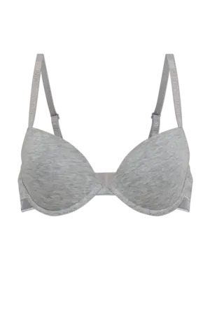Emporio Armani Cotton Bra - Grey