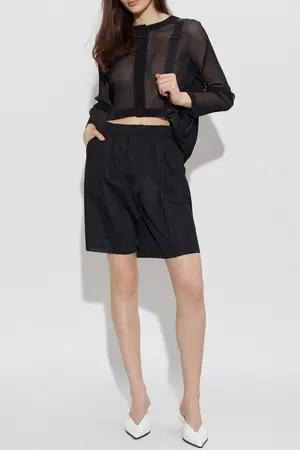 Issey Miyake Pleated Shorts - Black