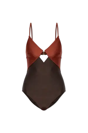 Zimmermann One-piece Swimsuit With Cut-out Detail - Brown