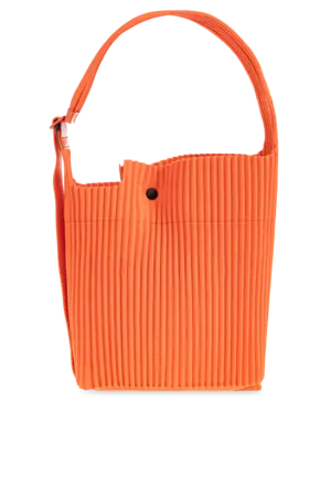 Issey Miyake Pleated Bag - Orange