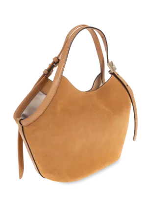 Kate Spade New York Deco" Suede And Leather Shoulder Bag