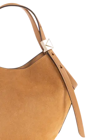 Kate Spade New York Deco" Suede And Leather Shoulder Bag