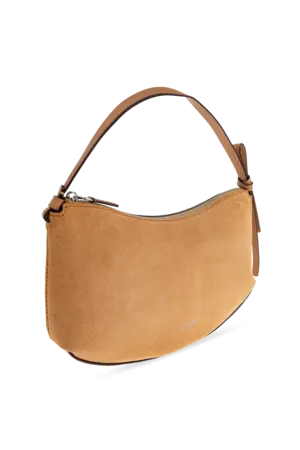 Kate Spade New York Loop" Shoulder Bag In Suede - Beige