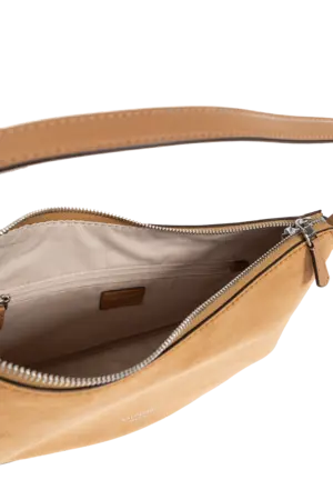 Kate Spade New York Loop" Shoulder Bag In Suede - Beige