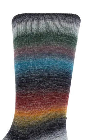 Paul Smith Cotton Blend Patterned Crew Socks