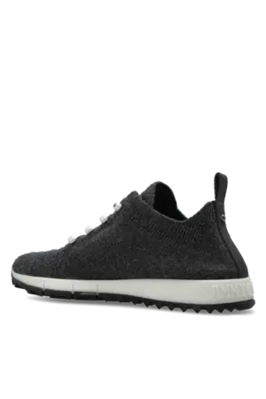 JIMMY CHOO Veles Knit Sneakers - Grey