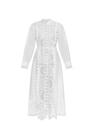 Zimmermann Lace Maxi Dress - White
